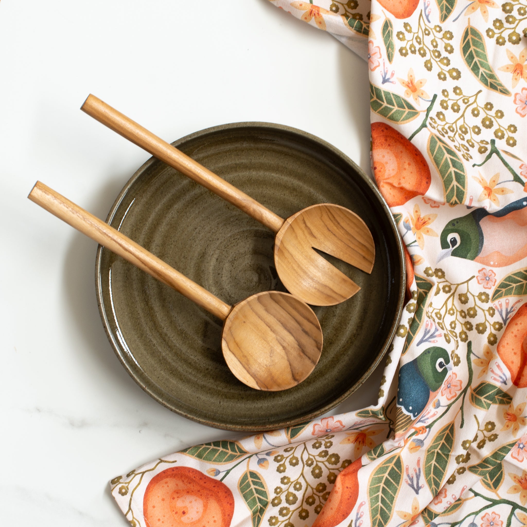 Anna Campbell | New Zealand Ceramics | Large Dish | Green