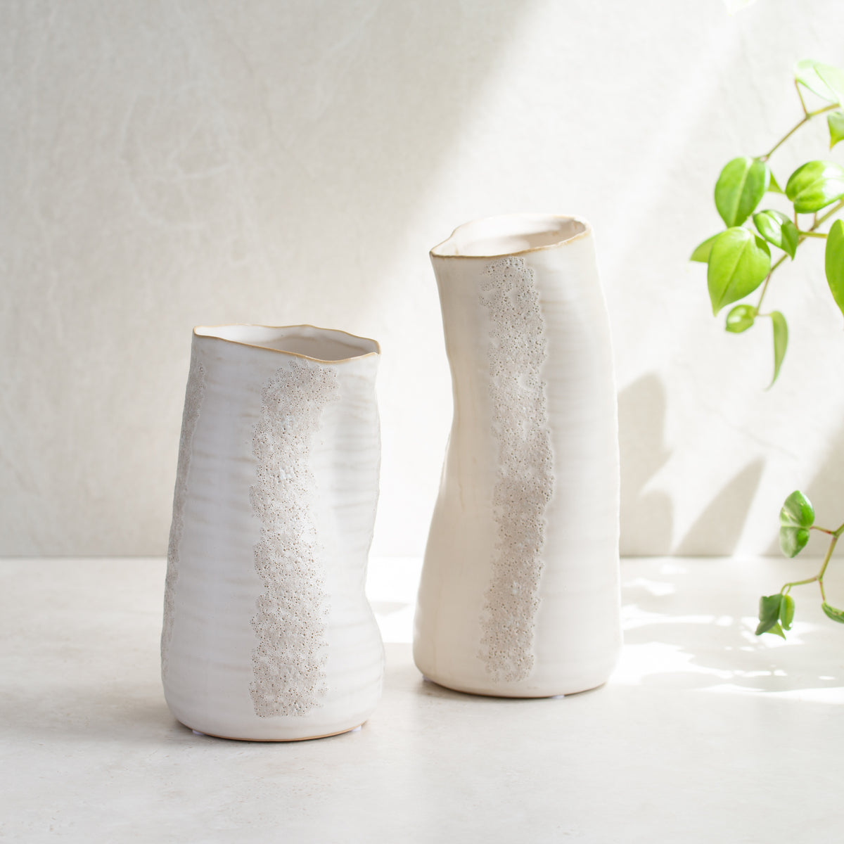 Small Rustic Ceramic Vase | Original Finish | Folklore NZ
