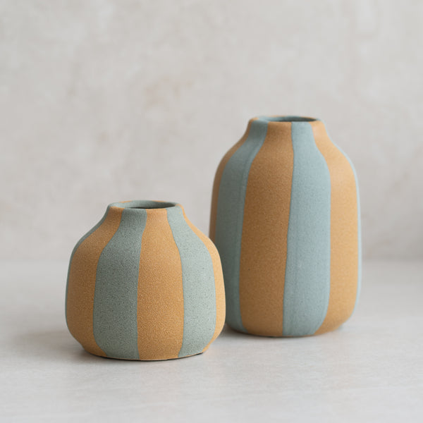 Small Rustic Ceramic Vase | Original Finish | Folklore NZ