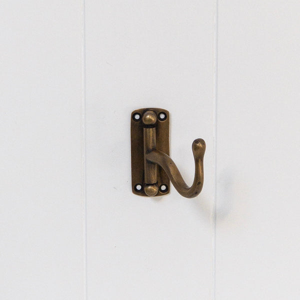 Brass Coat Hook NZ | ‘Simple Hinged’ Hook