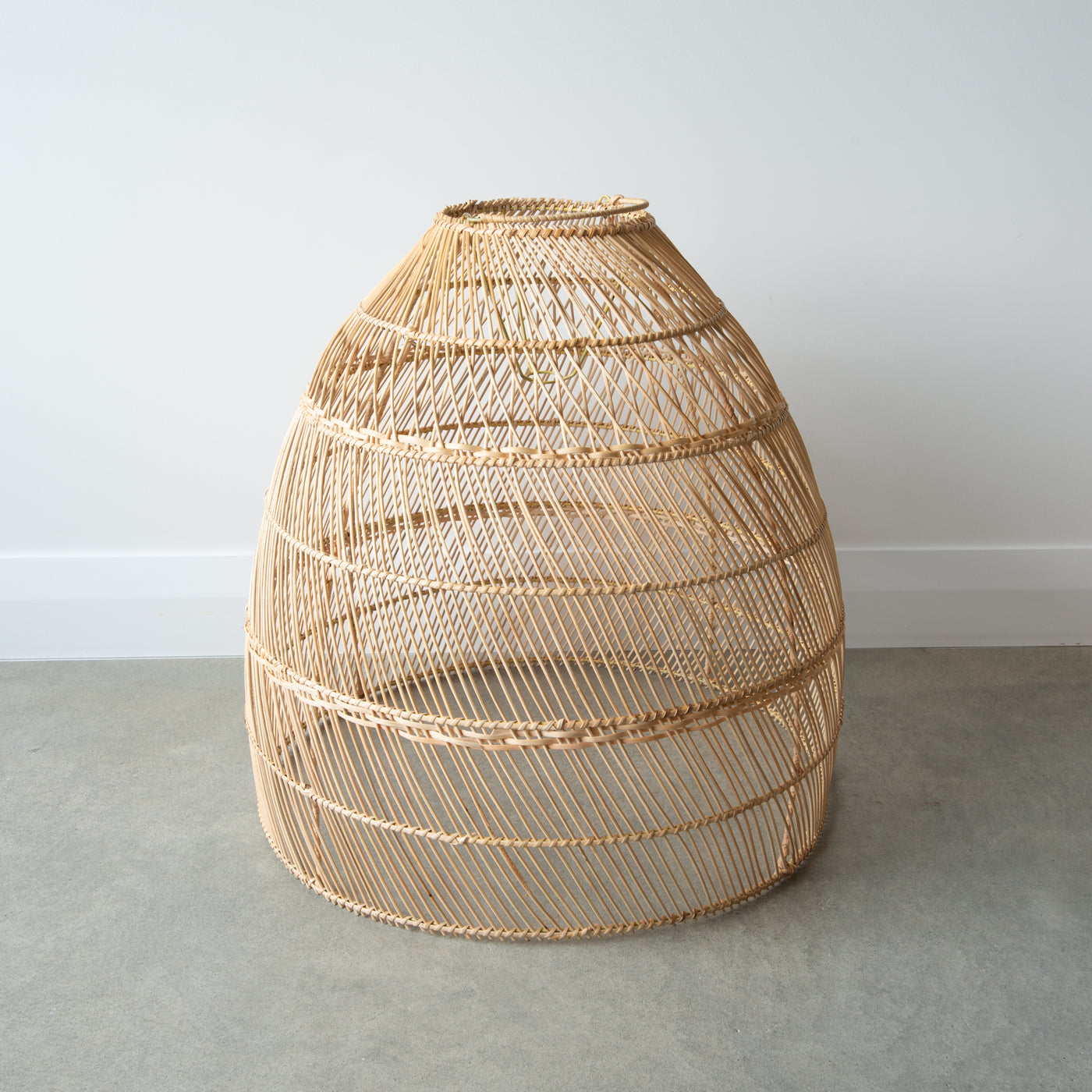 Large pendant light shade - 60cm Natural Rattan Pendant