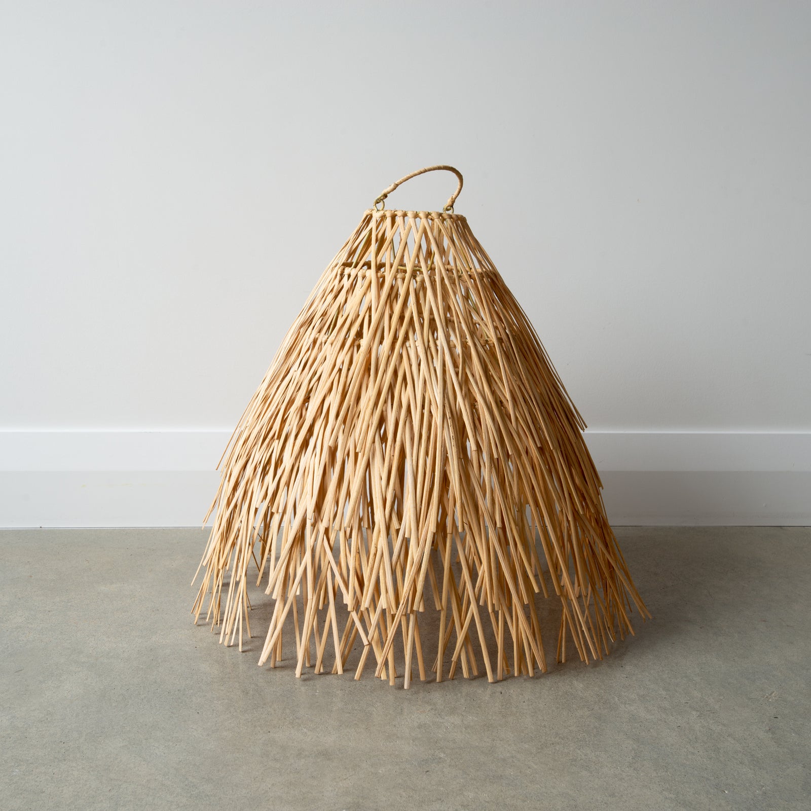 Shaggy Grass Pendant Light Shade NZ | Natural