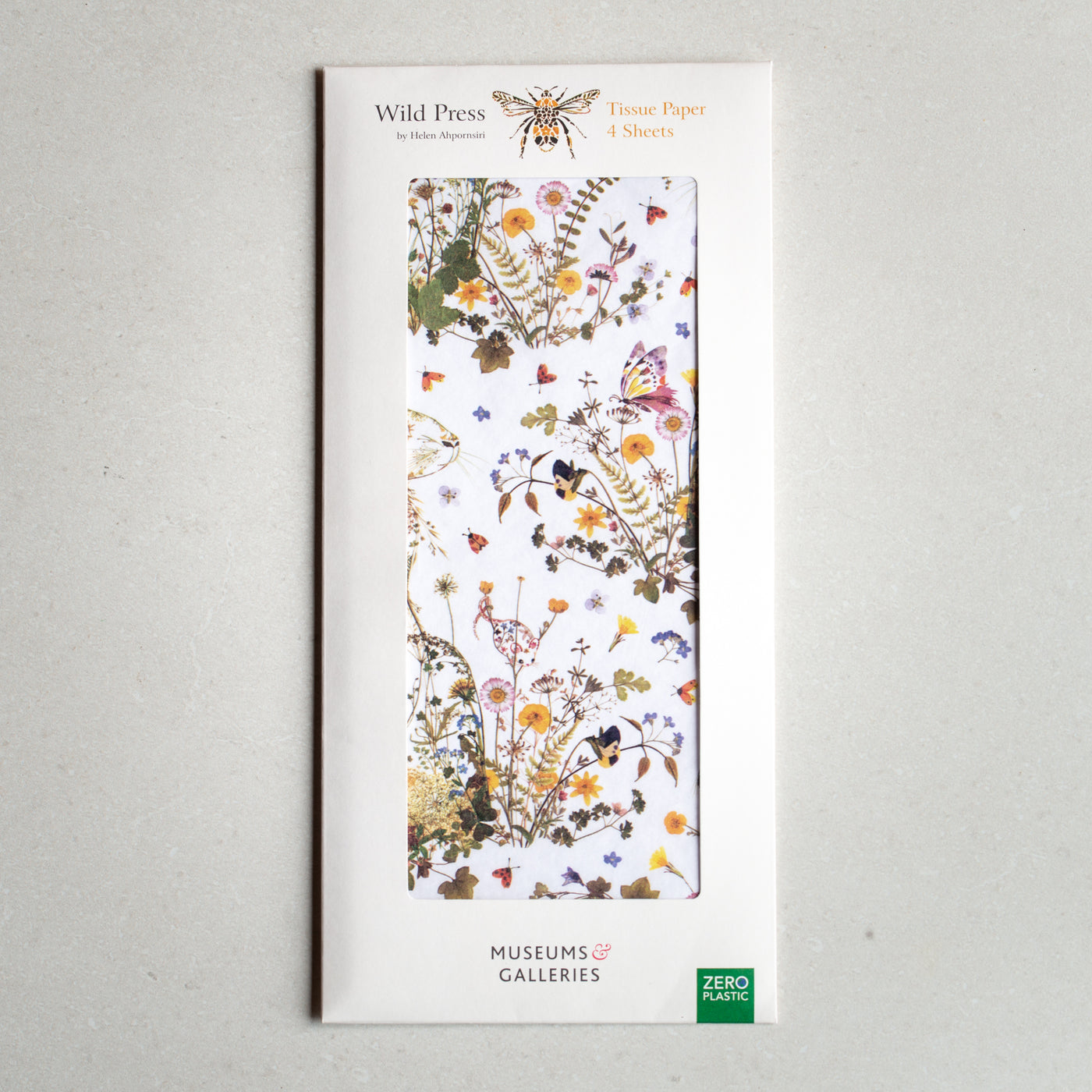 Printed Tissue Paper | Wildflower Hare