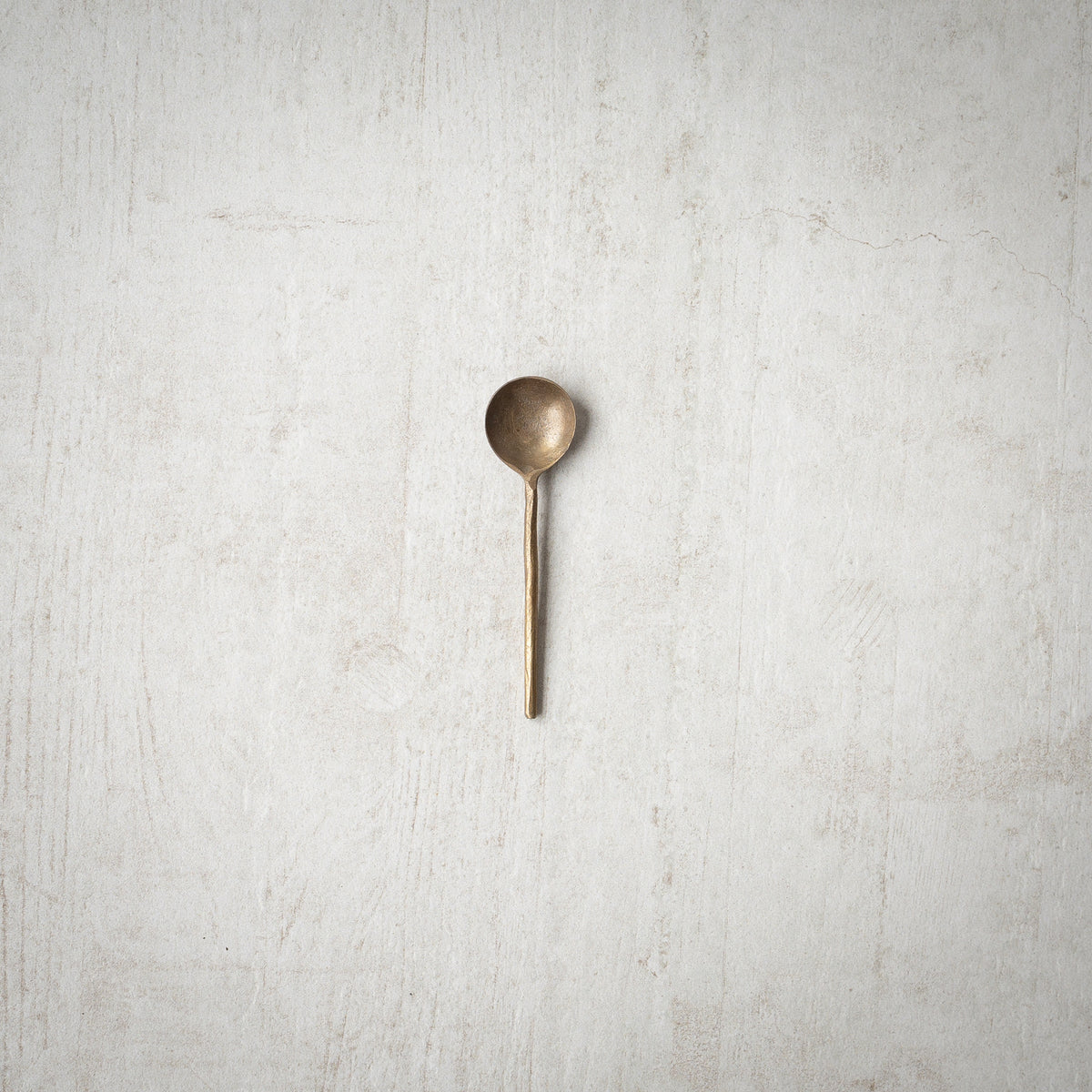 Hand Forged Serving Spoon | Antique Brass Finish