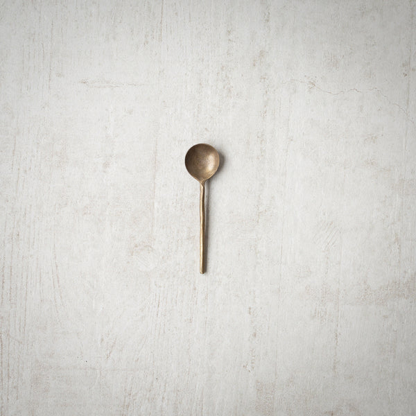 Hand Forged Serving Spoon | Antique Brass Finish